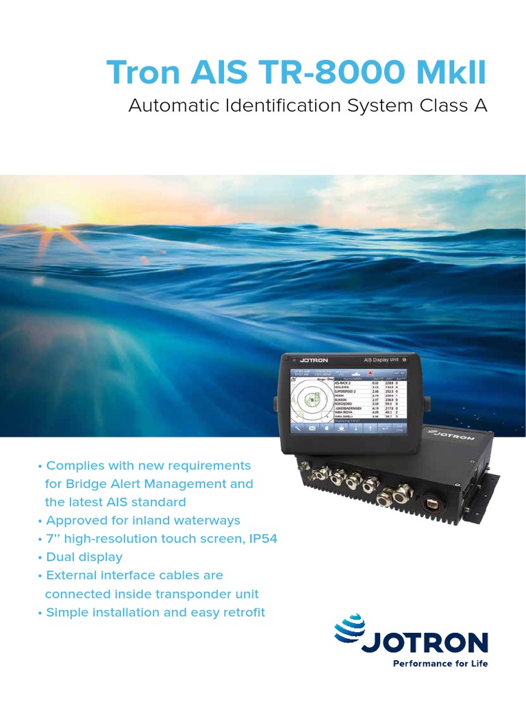 Tron AIS TR 8000 MkII v2 | PDF | Wireless | Electrical Engineering