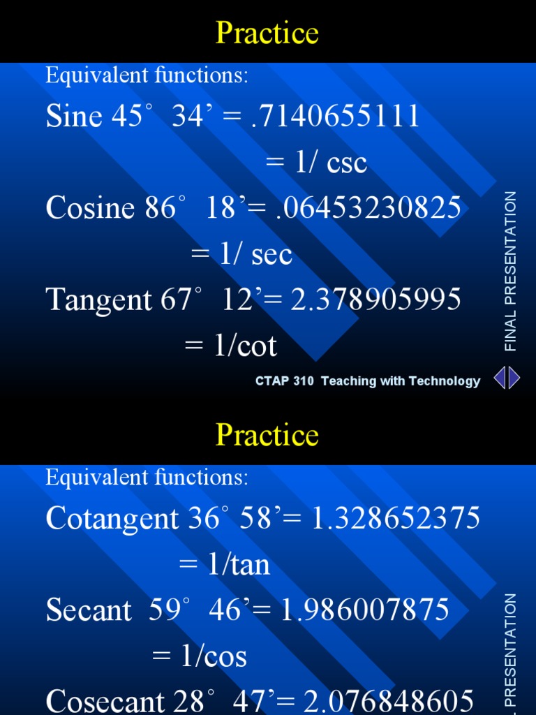 MODULE | PDF | Trigonometric Functions | Trigonometry