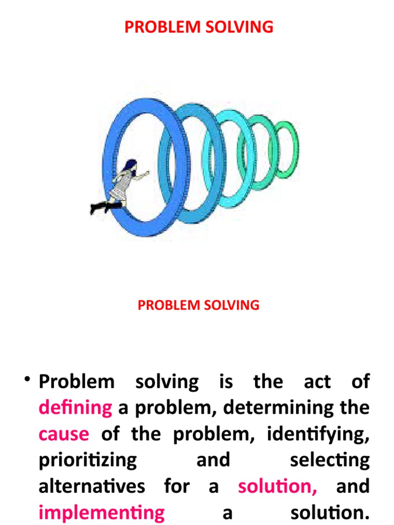 Problem Solving | PDF | Creativity | Decision Making
