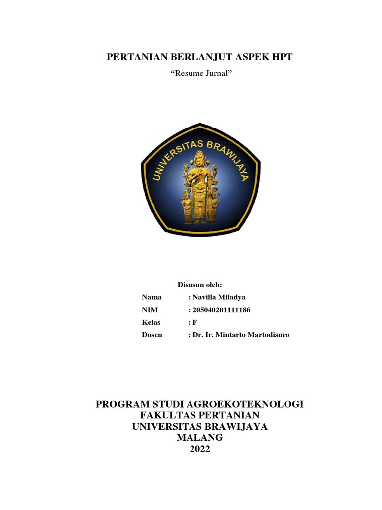 Navilla Miladya - 205040201111186 - F - PB Aspek HPT Pengganti UAS | PDF
