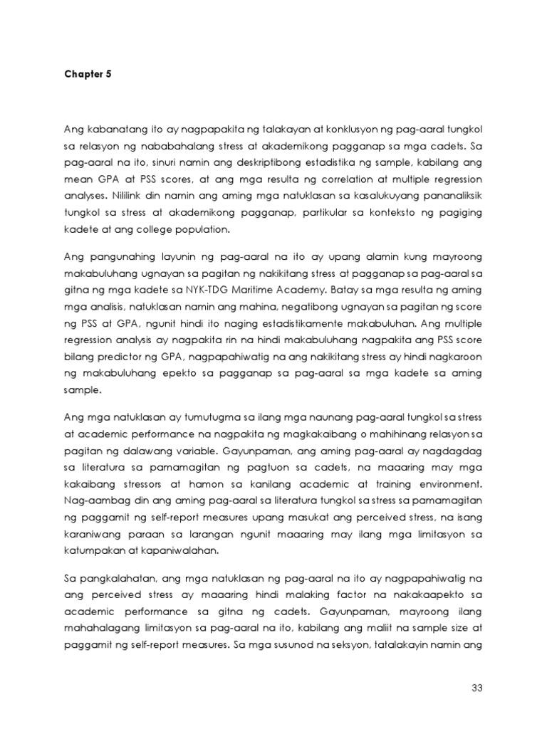 Gawain NG Mag-Aaral # 11 - Pagbuo NG Kabanata V NG Pananaliksik | PDF