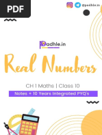 Class 10 Real Numbers | PDF