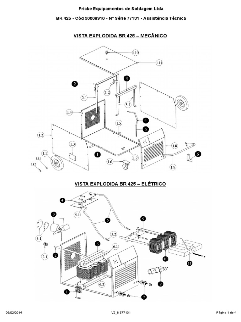 Vista Explodidas Br 425 V2 At 06 02 14 Pdf