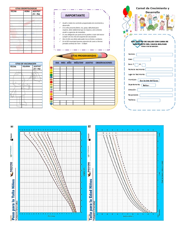 Carnet Creciemiento Cyd | PDF | Epidemiología | Causas de la muerte