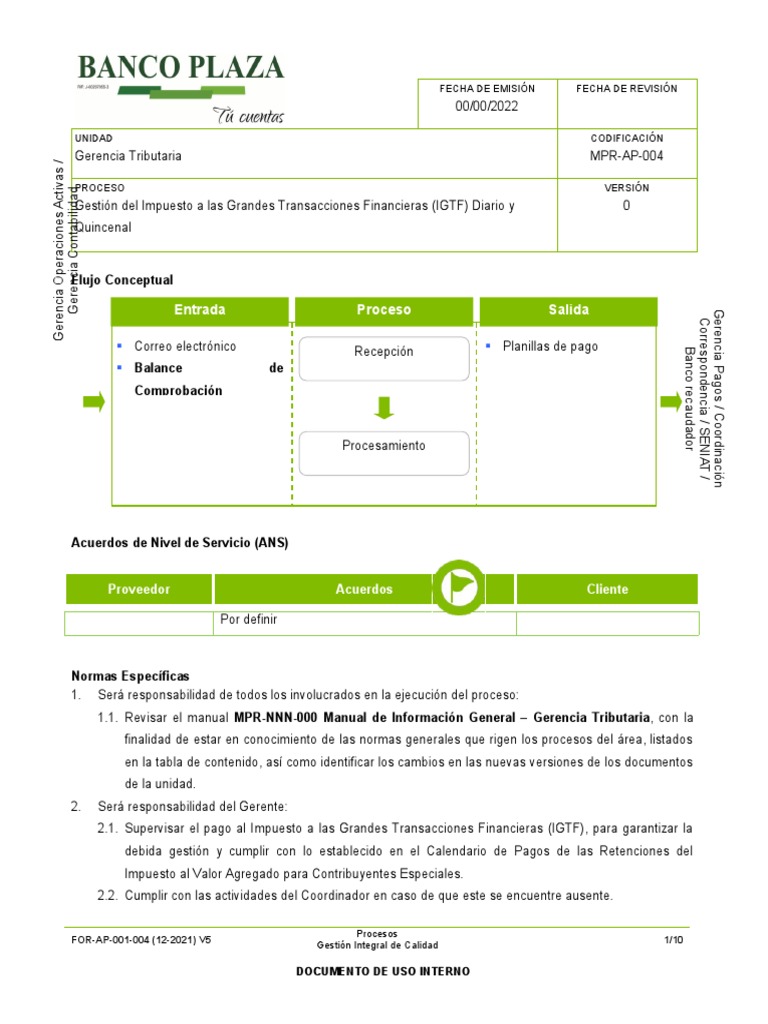 Proceso IGTF: Gestión Diaria y Quincenal | PDF | Contabilidad | Impuestos