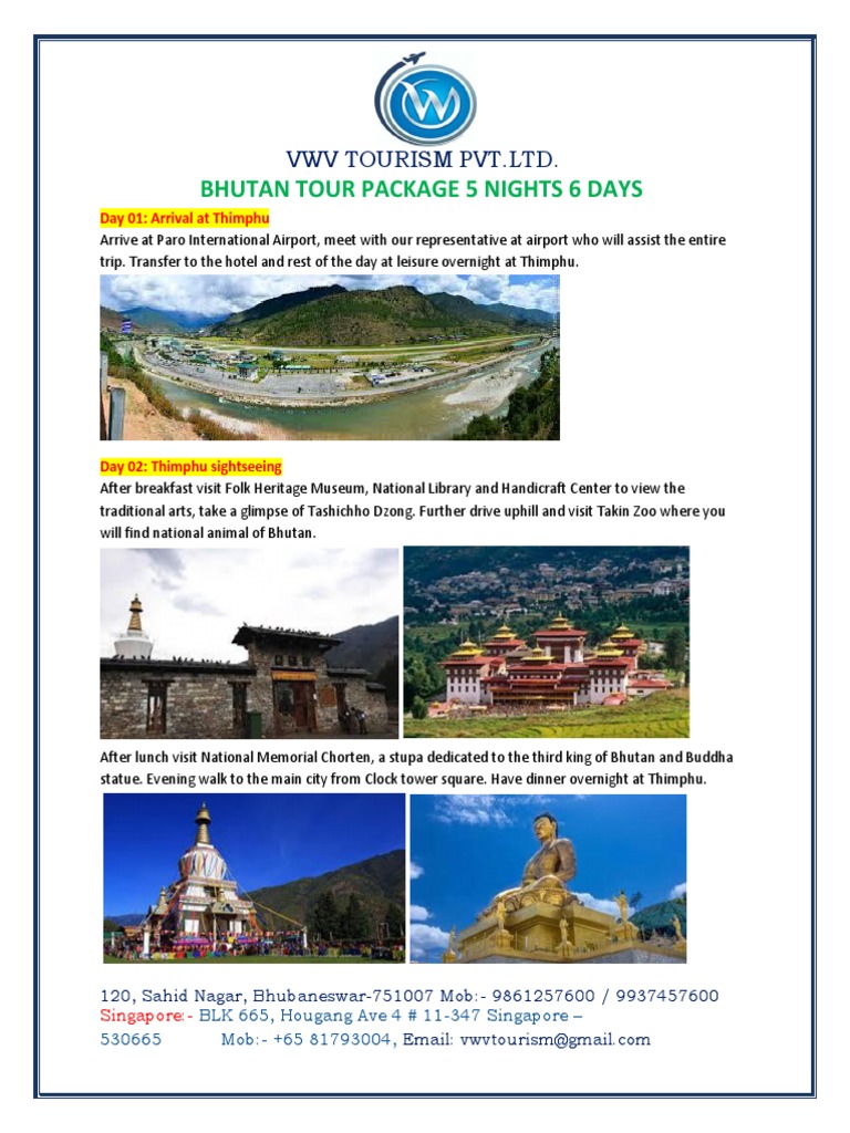 Bhutan Tour Package | PDF