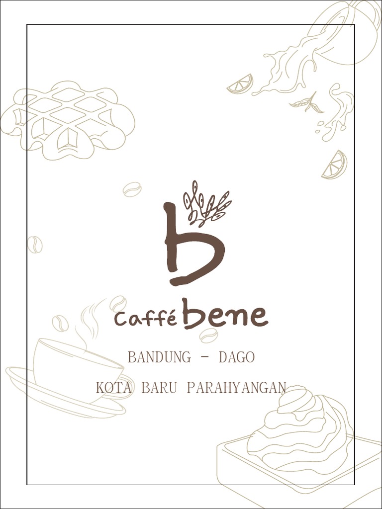 Caffe Bene Dago Menu Overview | PDF | Waffle | Western Cuisine