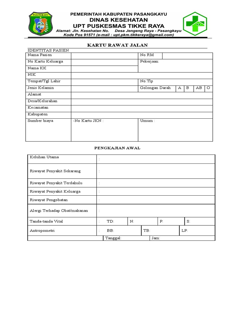 Kartu Rawat Jalan | PDF