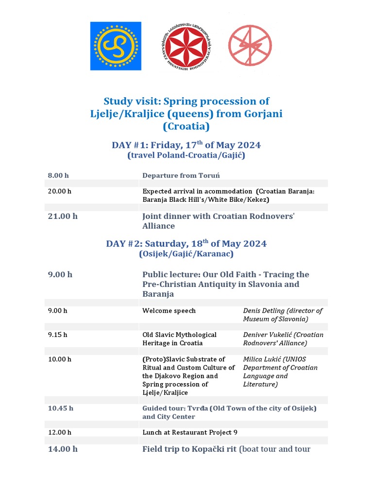 Study-visit-Spring-procession-of-Ljelje-Kraljice-Croatia | PDF