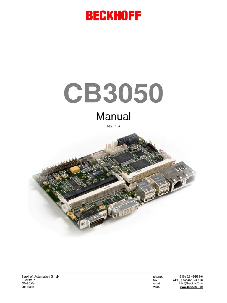 CB3050 | PDF | Usb | Computer Architecture