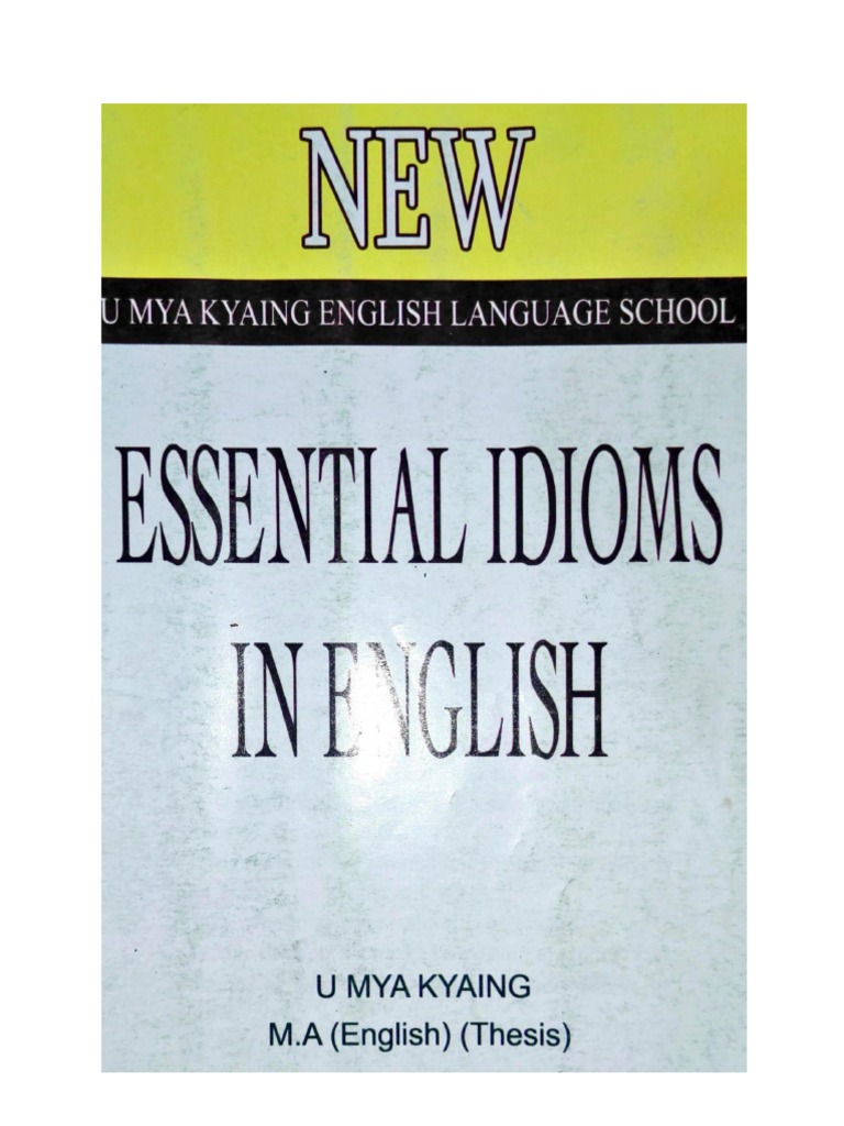 Idioms Book Inter | PDF
