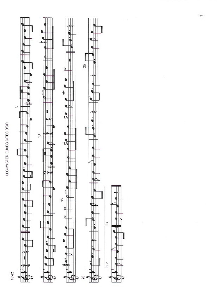 Cités D'or Flute 2 | PDF