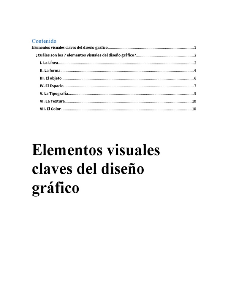 Elementos Visuales | PDF | Diseño gráfico | Color