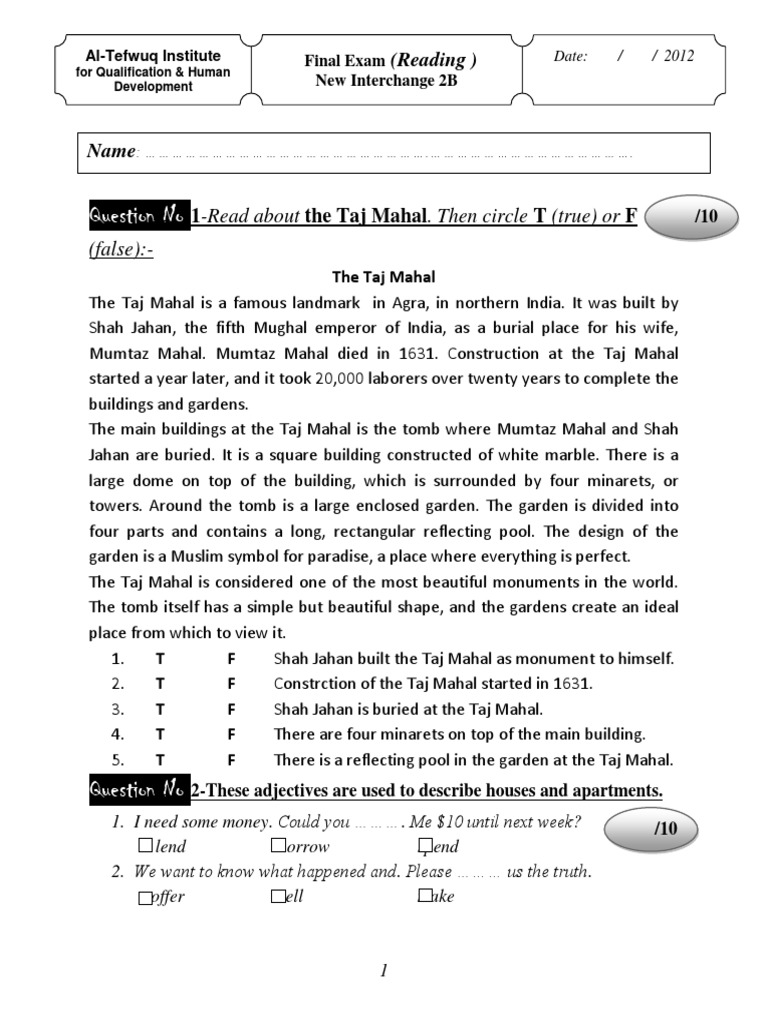 Interchage 2B Reading | PDF | Angkor | Angkor Wat