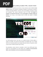 Manual de Comandos de CMD Windows 11 | PDF | Archivo de computadora | Interfaz de línea de comando