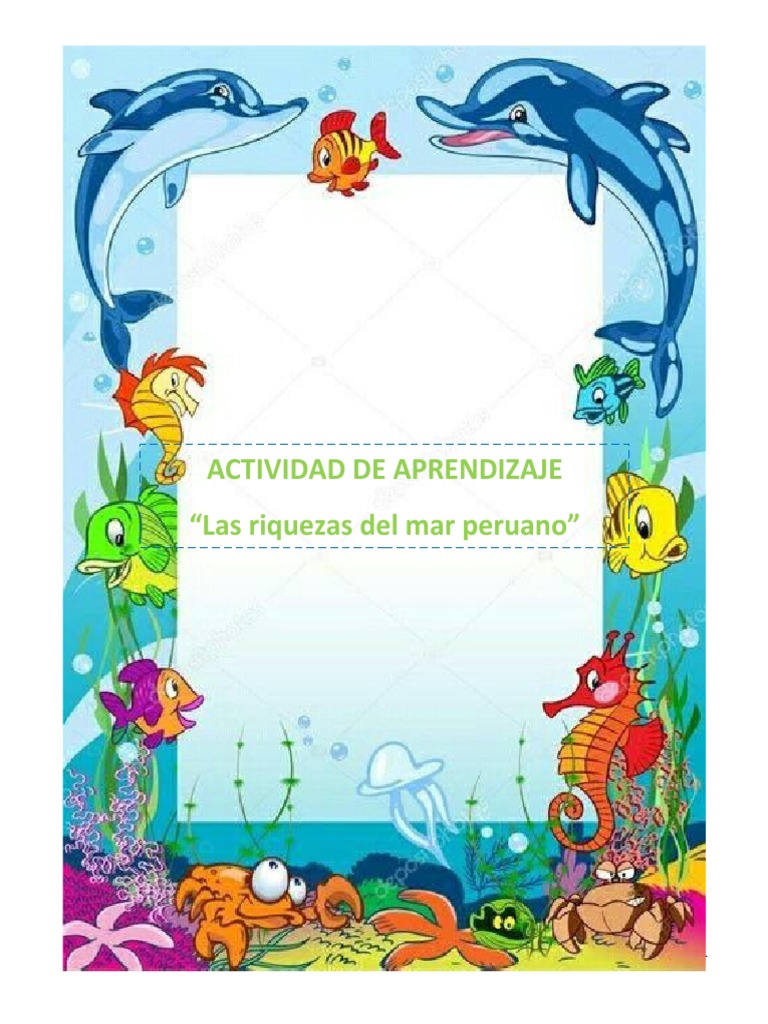CARATULA_ACTIVIDAD MAR PERUANO | PDF | Evaluación | Aprendizaje