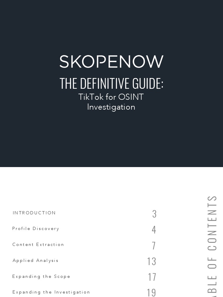 OSINT TikTok | PDF | Hyperlink | Popular Culture & Media Studies