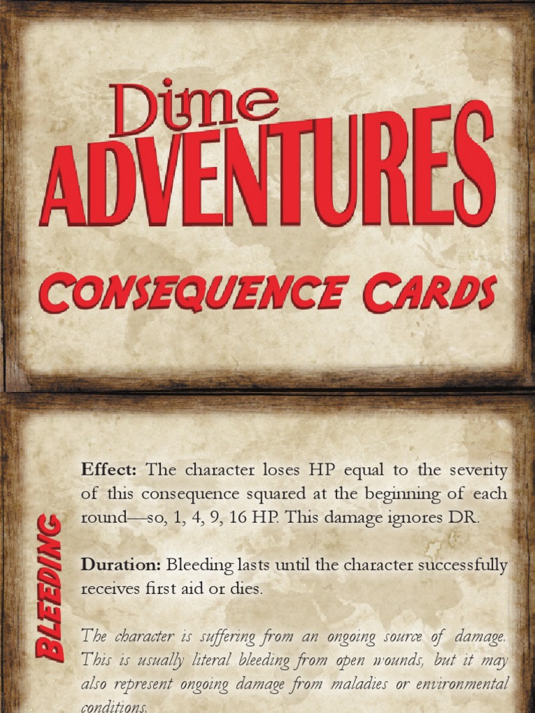 Consequence Cards | PDF