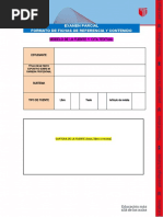 Formato para El Examen Parcial | PDF