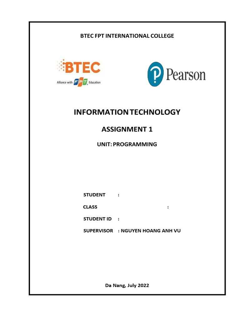 OUTLINE ASM1 Programming 2022 | PDF | Computer Program | Programming