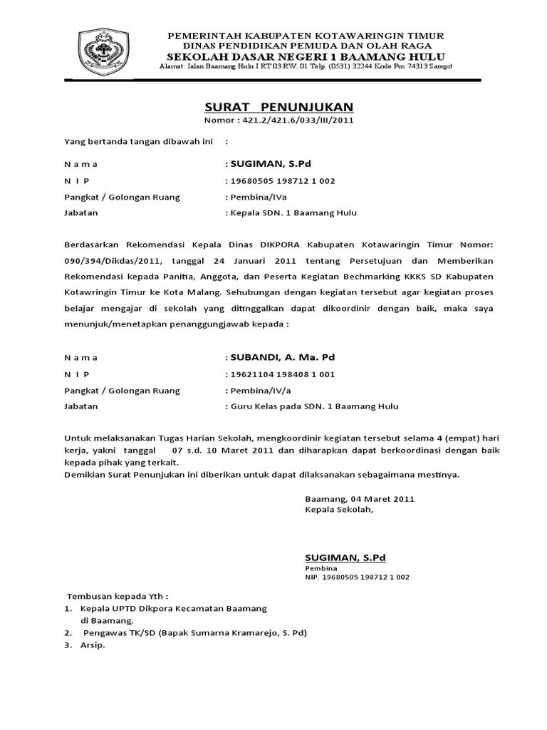 SK Penunjukan | PDF