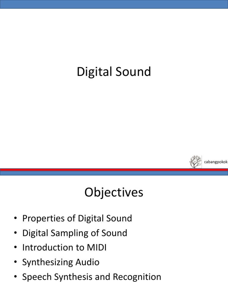 Digital Sound | PDF | Sound | Sampling (Signal Processing)