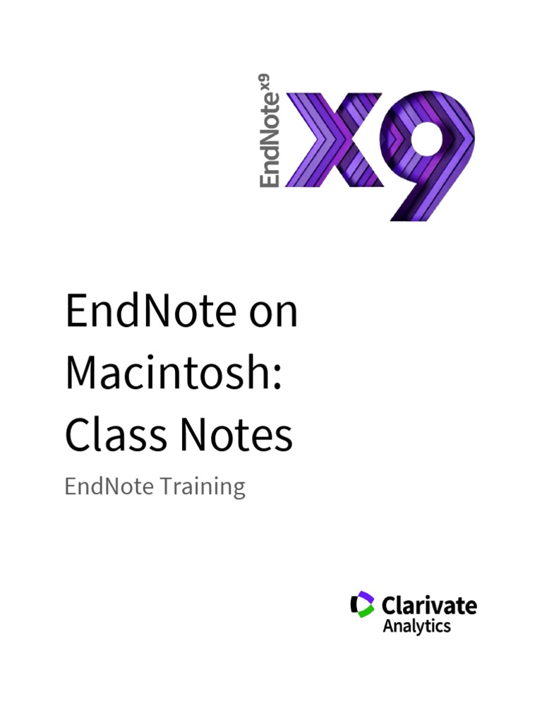 Endnote Guide Mac | PDF | Online And Offline | Microsoft Word Endnote Guide Mac | PDF | Online And Offline | Microsoft Word