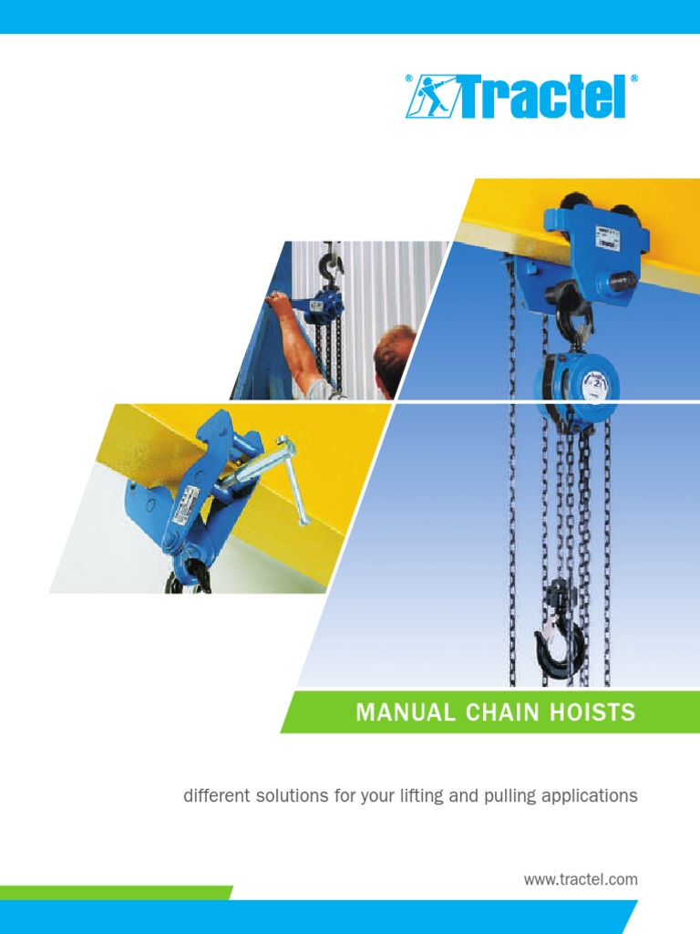 Manual Chain Hoists Brochure en | PDF | Elevator | Mechanical Engineering