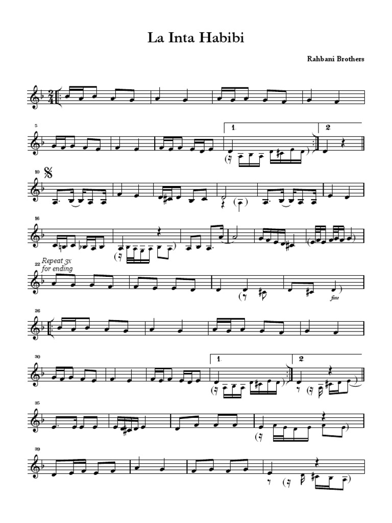 La Inta Habibi | PDF | Échecs | Théorie (échecs)