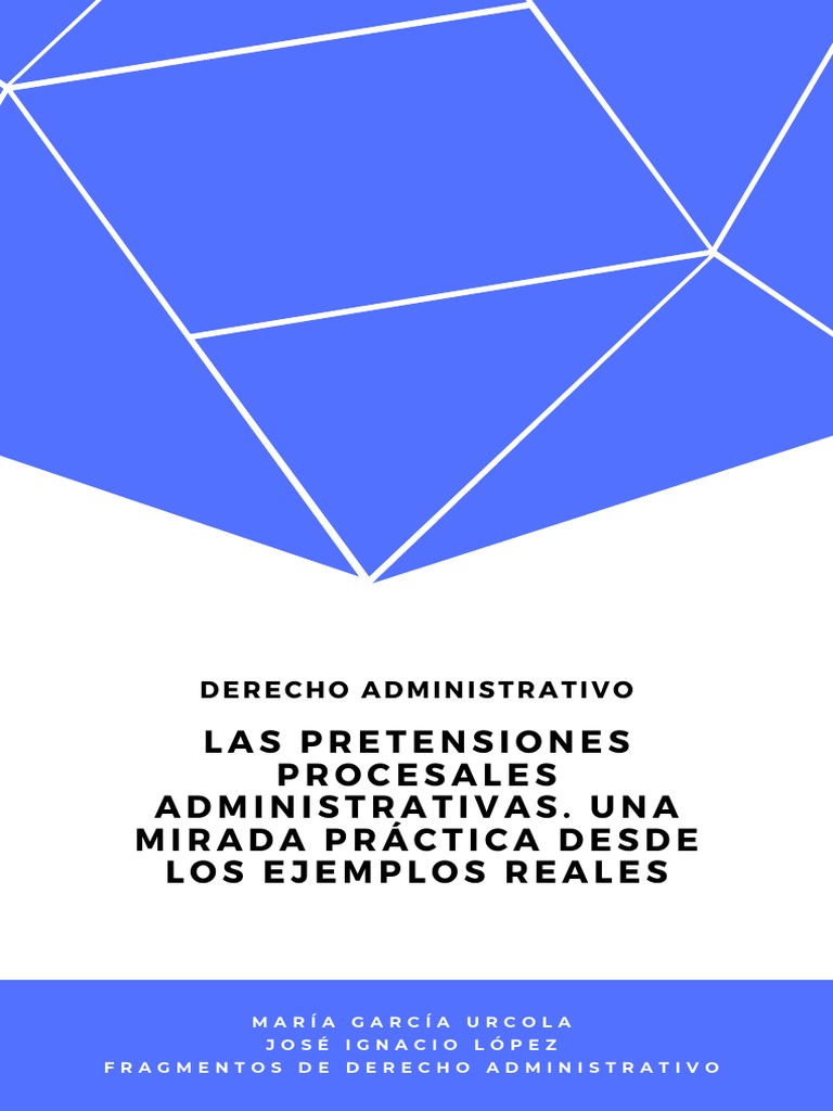Las Pretensiones Procesales Administrativas Garcia Urcola Lopez | PDF ...