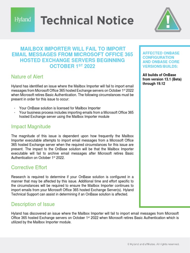Mailbox Importer Will Fail To Import Email Messages From Microsoft ...