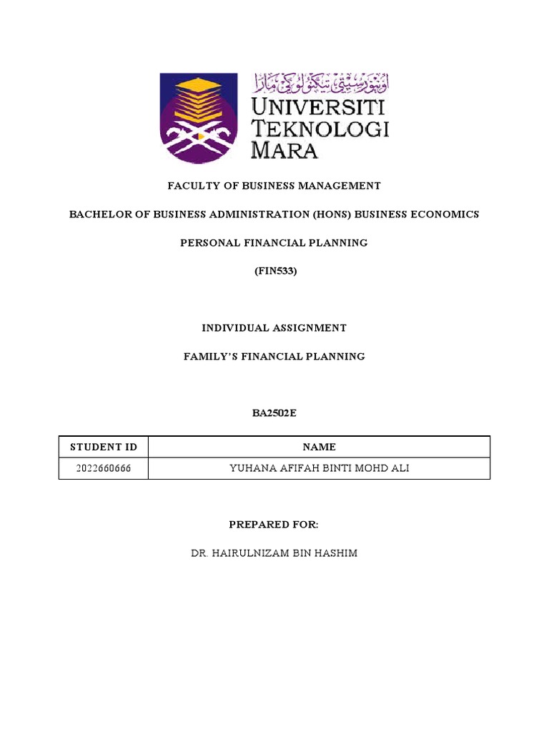 Individual Assignment - Effa | PDF | Debt | Taxes