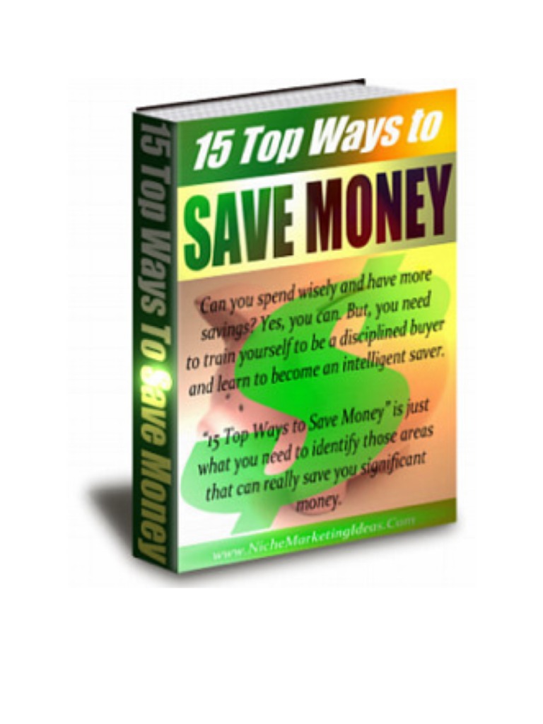15 Top Ways To Save Money Cover PDF