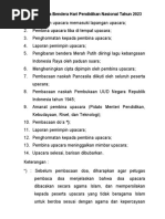 Tata Tertib Upacara Peringatan Hut Pgri Ke73 | PDF | Perjalanan