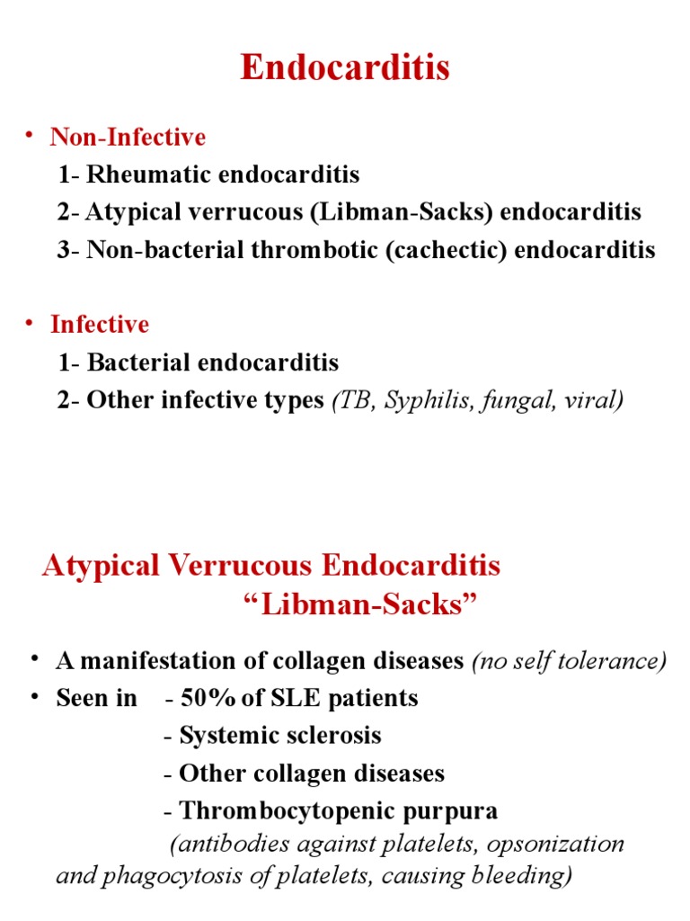 Endocarditis | PDF | Medical Specialties | Clinical Medicine