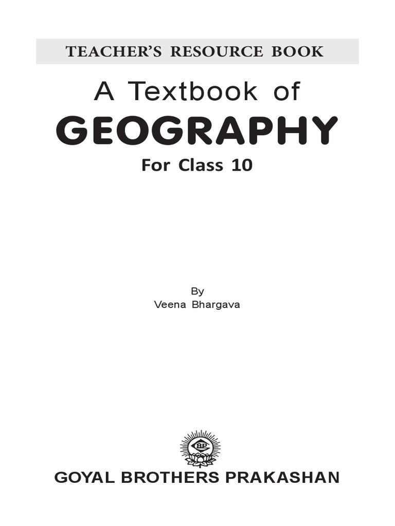Class 10 Geography Solutions Guide | PDF | Soil | Monsoon
