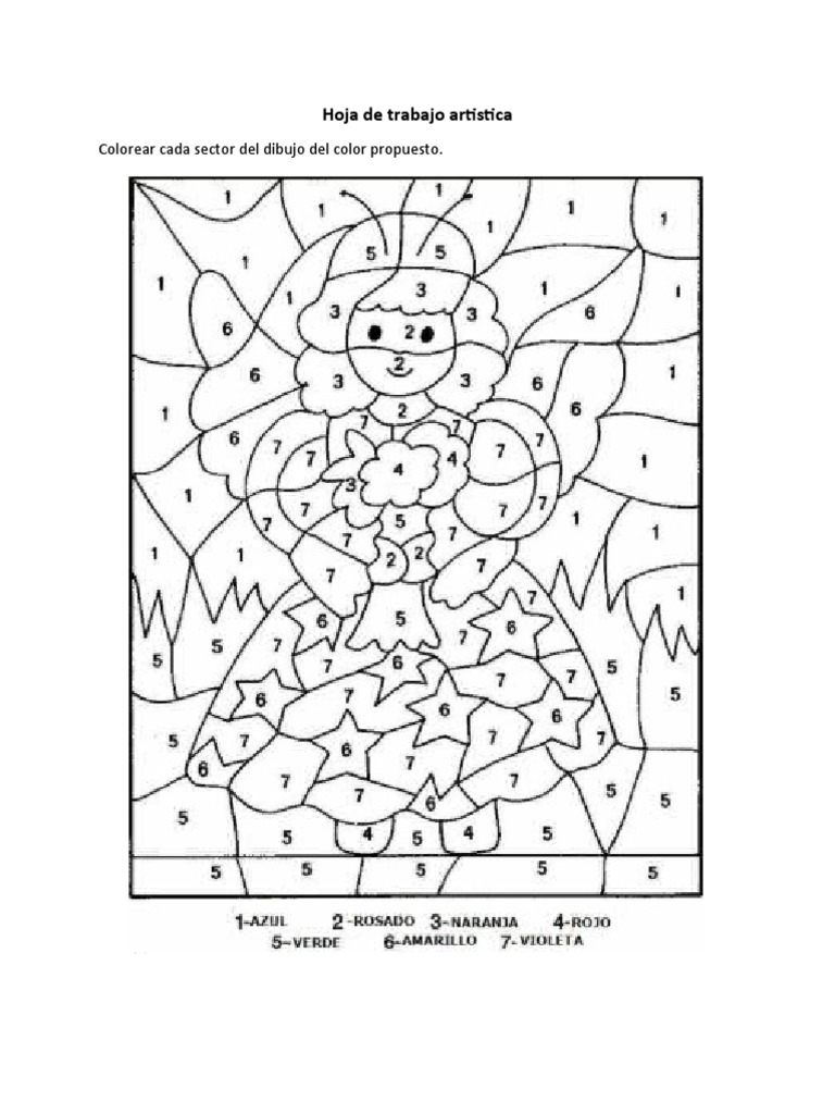 Hoja de trabajo artistica 3r bimestre | PDF