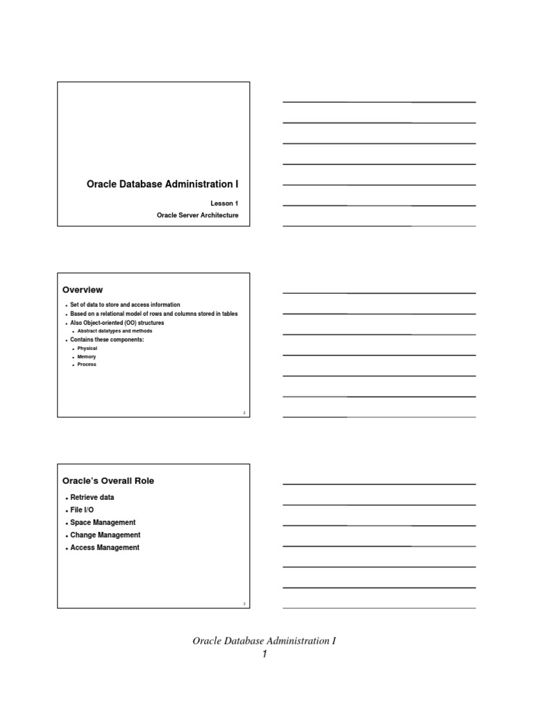 Oracle Dba Pdf Oracle Database Database Transaction