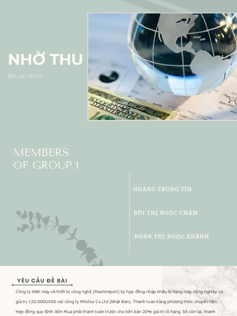 Nhóm 1 BTN NH Thu | PDF