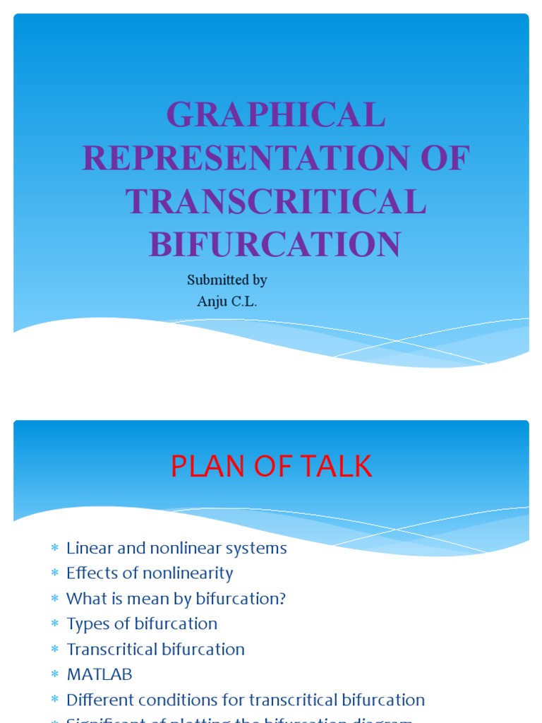 Mathematical Analysis and Plottming of Bifurcation | PDF | Nonlinear System | Stability Theory