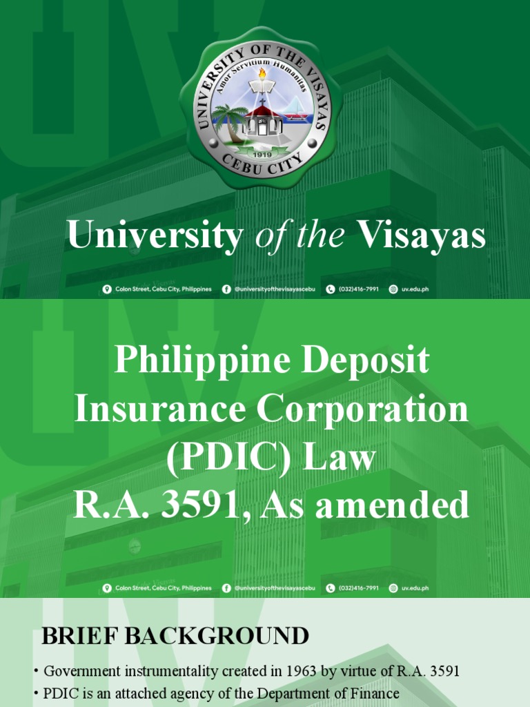 01 Pdic | PDF | Deposit Account | Banks