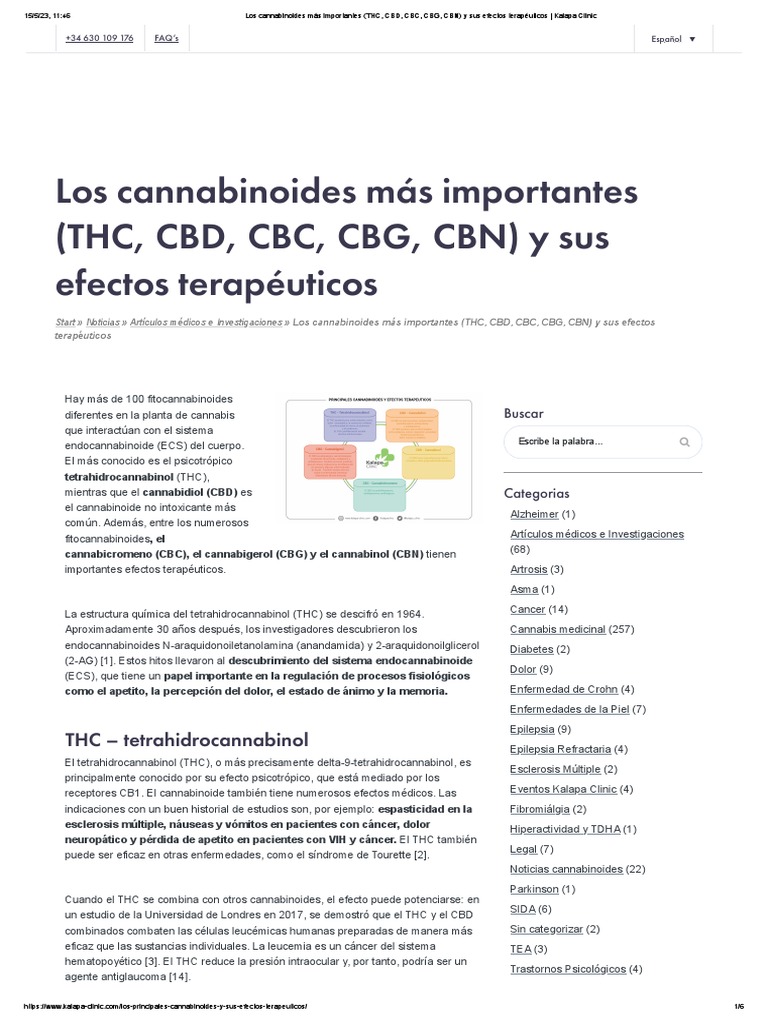 DECYSYM - Paper - Los Cannabinoides Más Importantes (THC, CBD, CBC, CBG ...