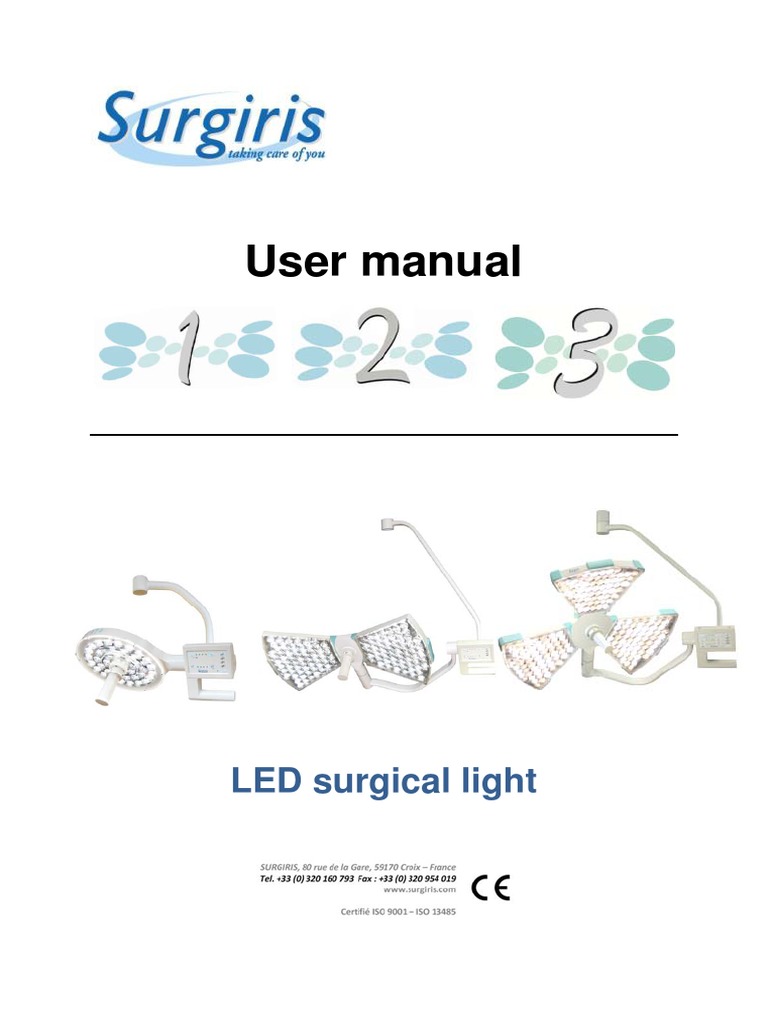 Manual Surgiris x2 | PDF | Lighting | Surgery