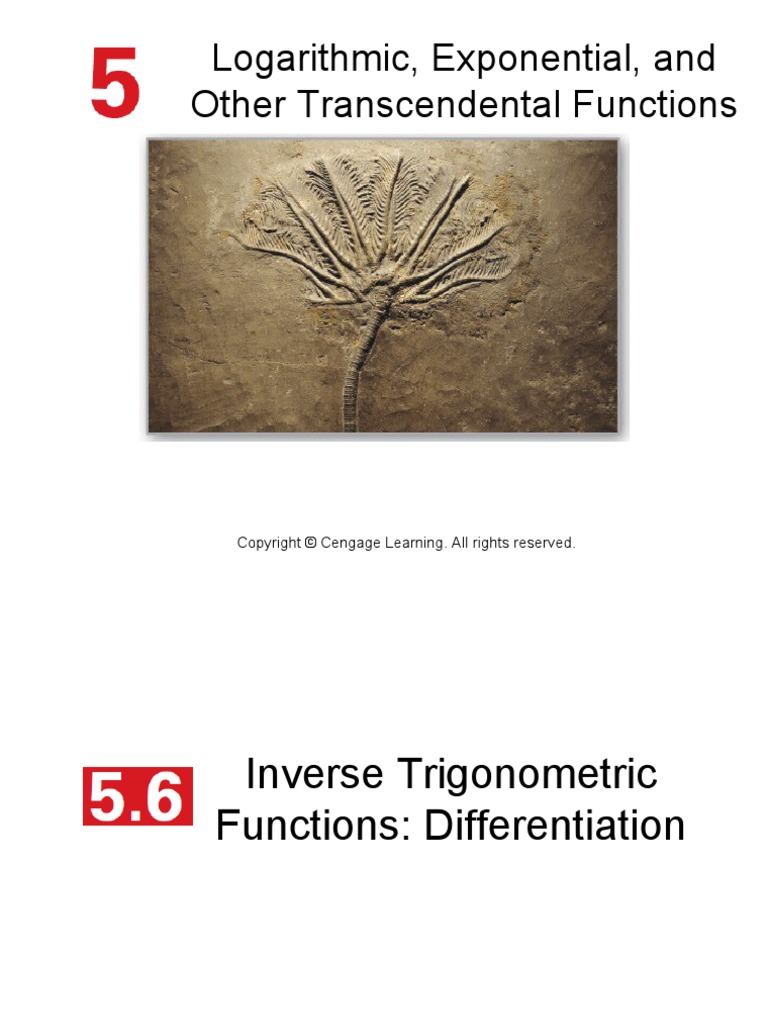 LarCalc10 ch05 Sec6 | PDF | Trigonometric Functions | Function (Mathematics)