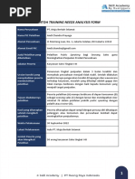 Contoh Dokumen TNA | PDF