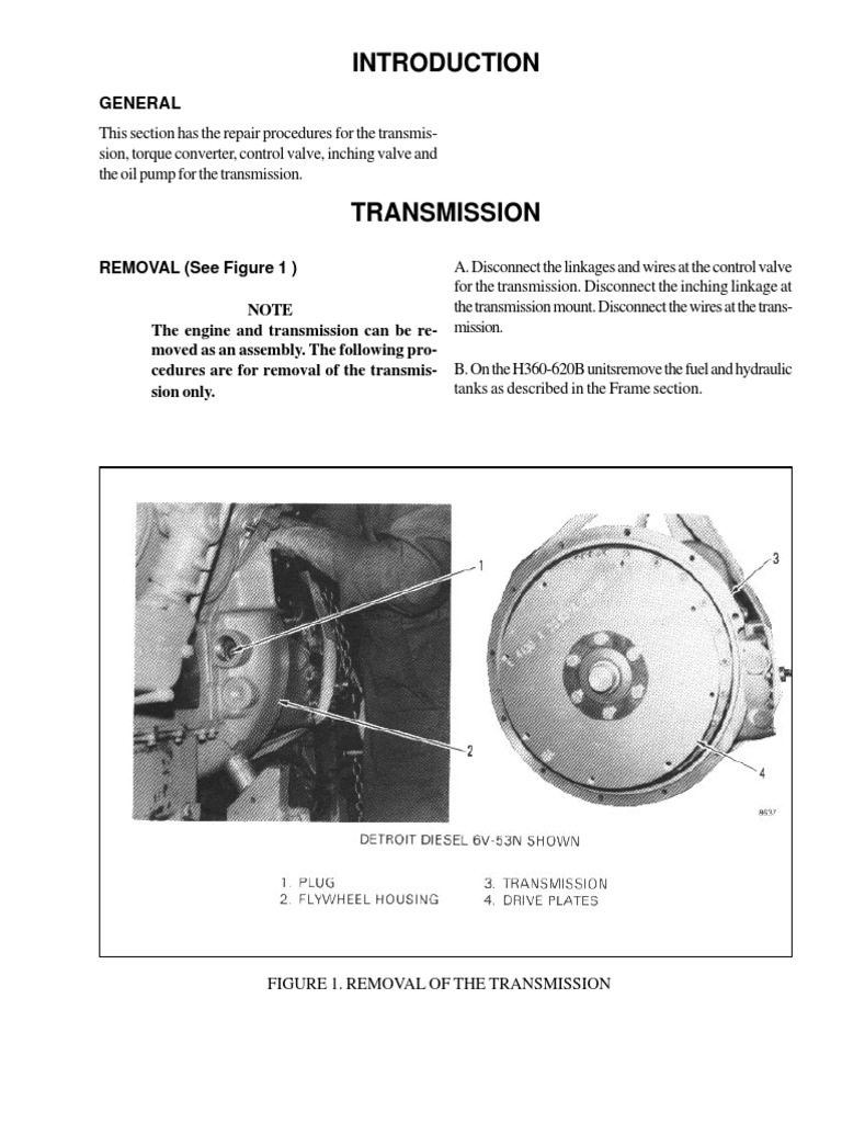 Hyster Forklift Transmission Repair Guide | PDF | Clutch | Piston