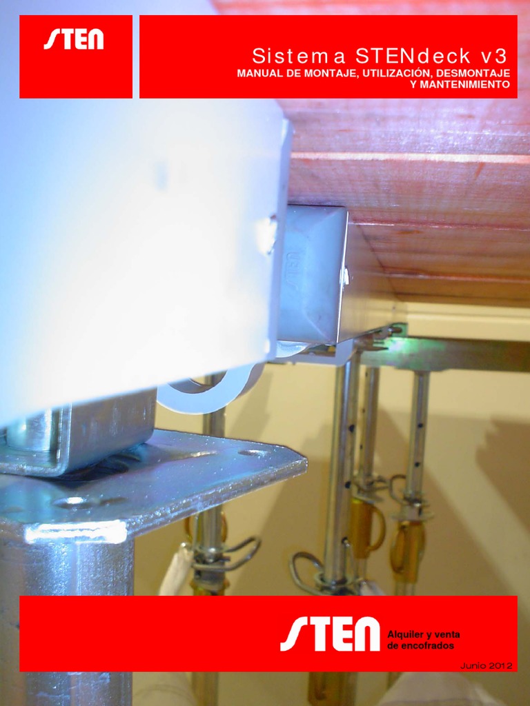 Manual Montaje StenDECK | Descargar gratis PDF | Hormigón | Ingeniero civil