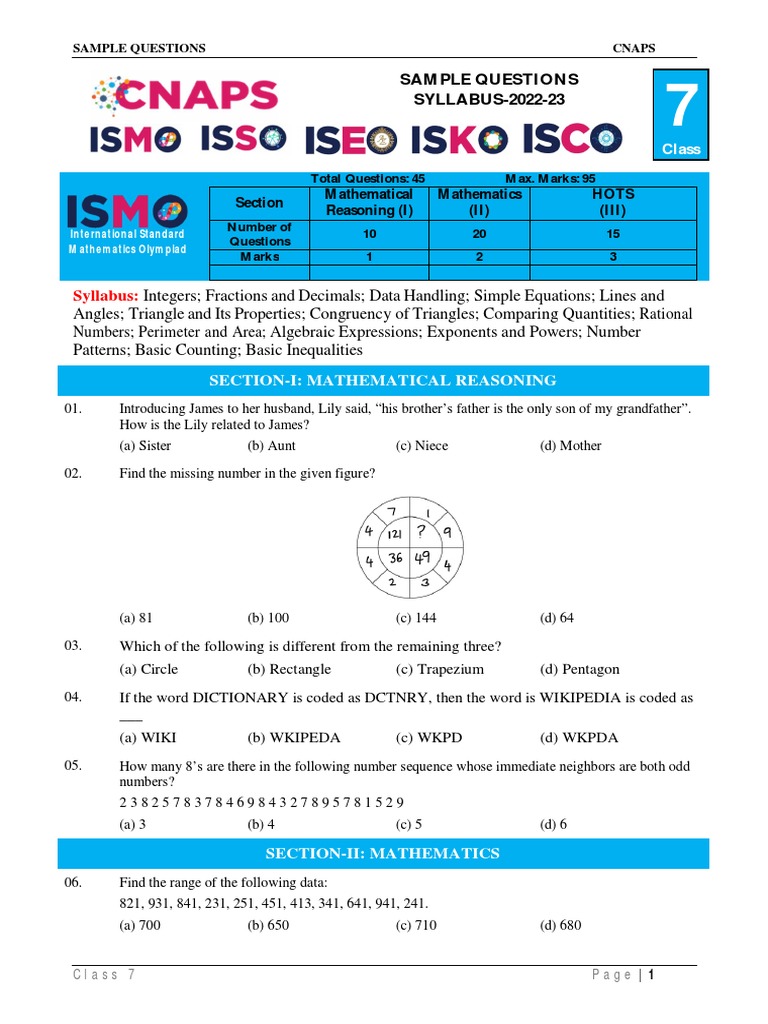 Class-7 Sample Questions 2022-23 | PDF | Usb Flash Drive | Photosynthesis