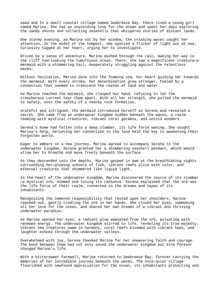 Story 3a | PDF | Sea | Oceanography