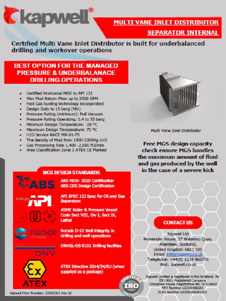 Multi Vane Inlet Distributor | PDF